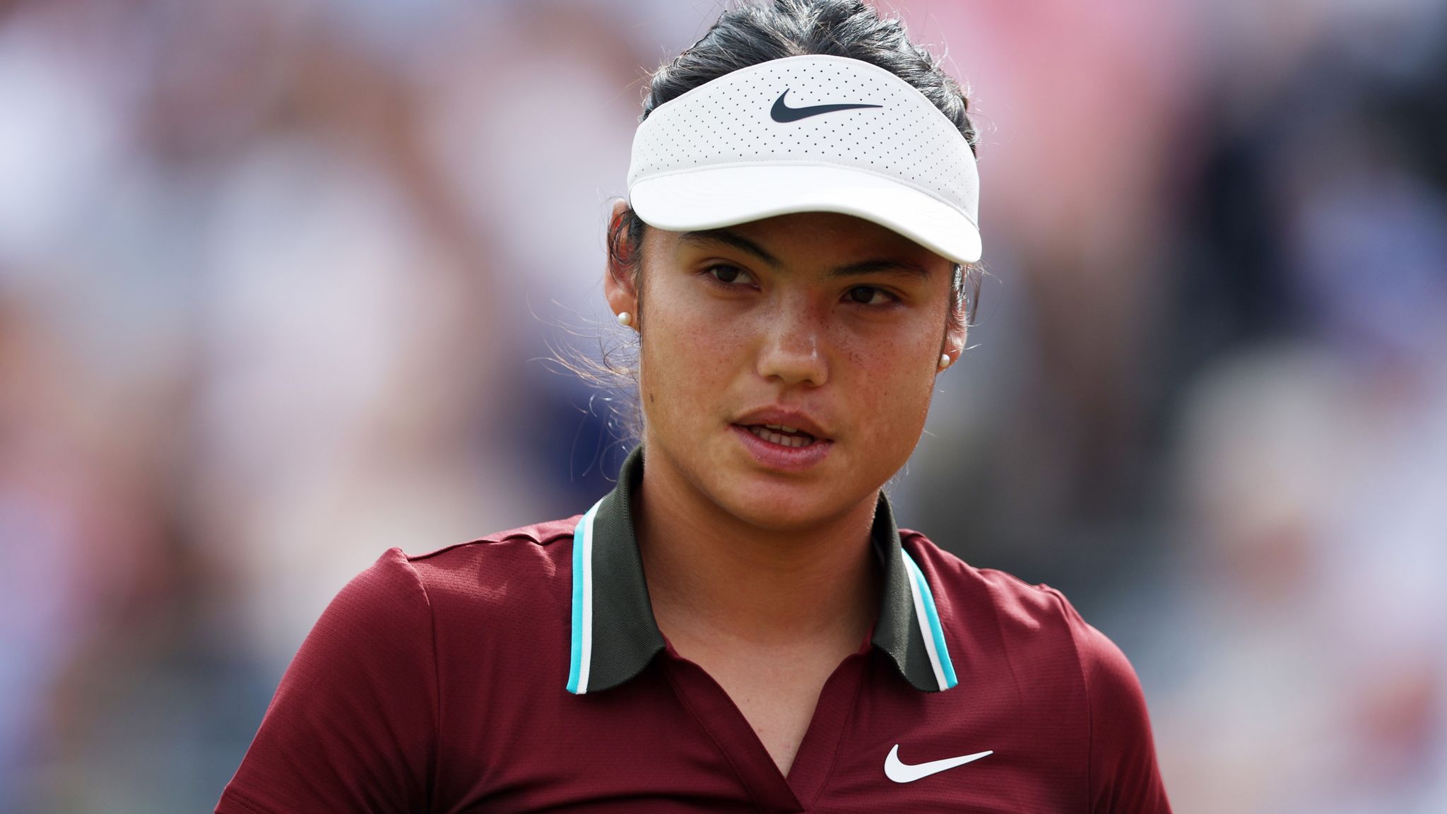 Emma Raducanu: New British No 1 knocked out of Queen's Club in quarter ...