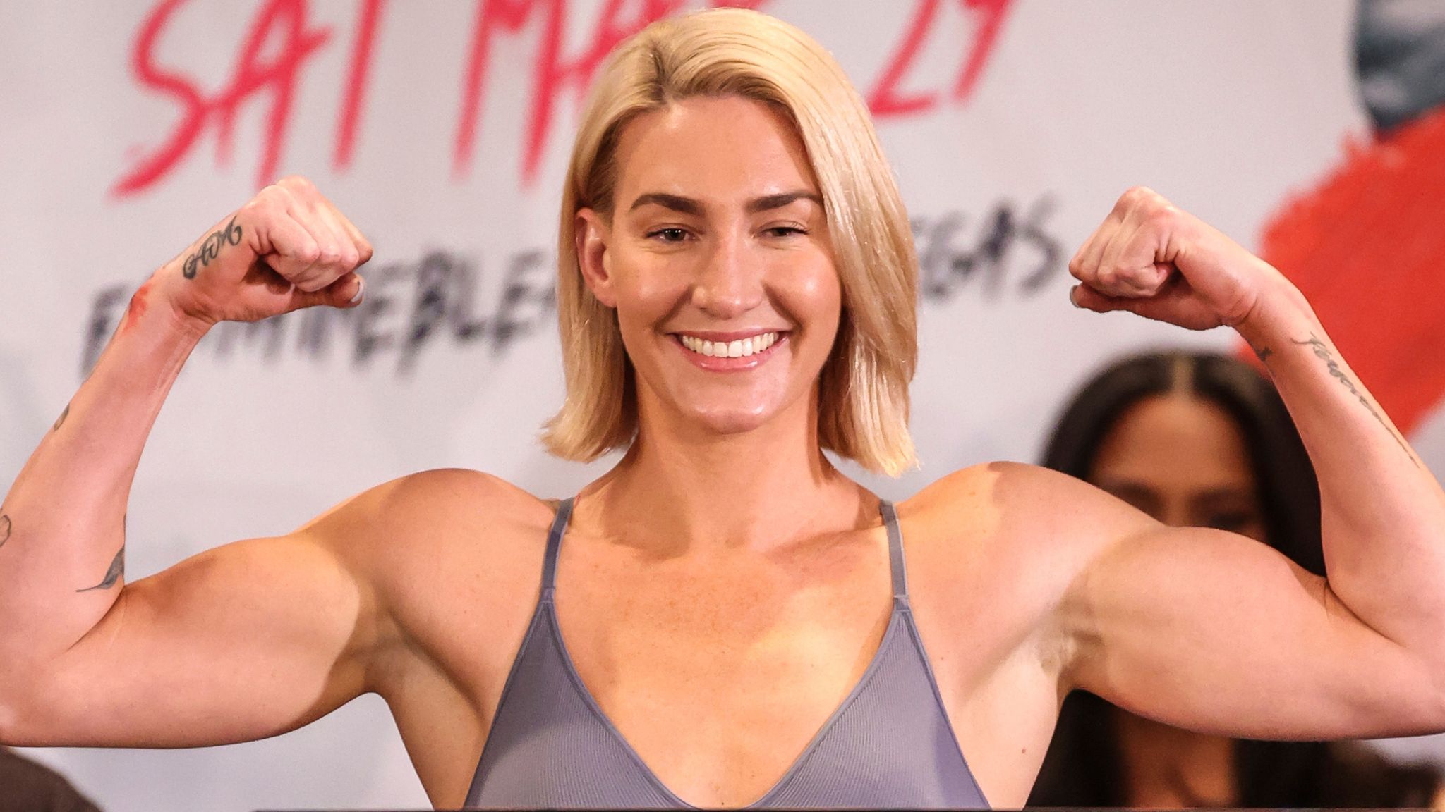 April Hunter targets Mikaela Mayer and Lauren Price after coming ...
