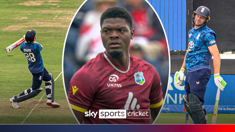 England v West Indies | Alzarri Joseph gets Harry Brook and Jos Buttler ...