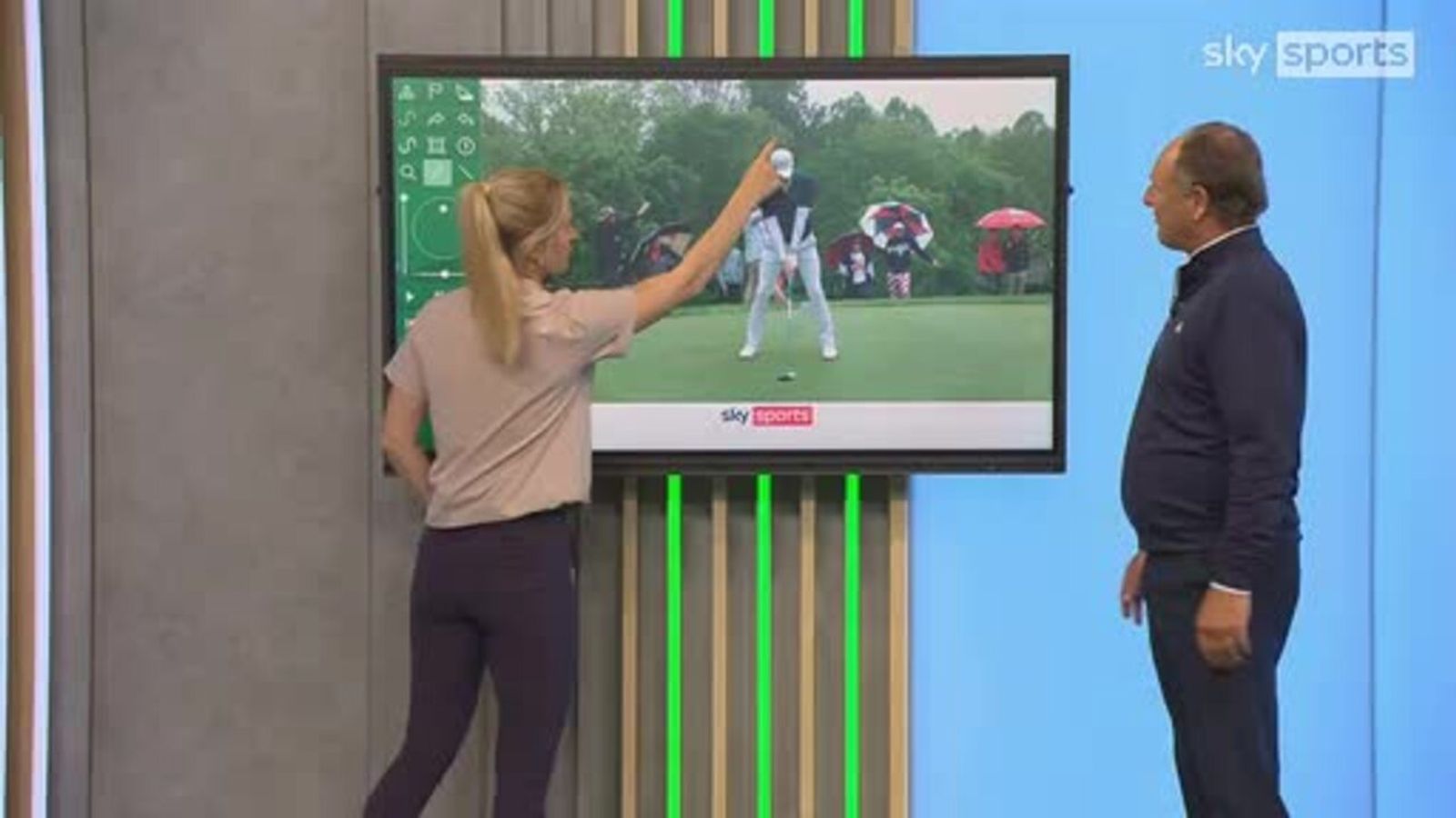 Audi Performance Zone: Ben Griffin's unorthodox golf swing analysed ...