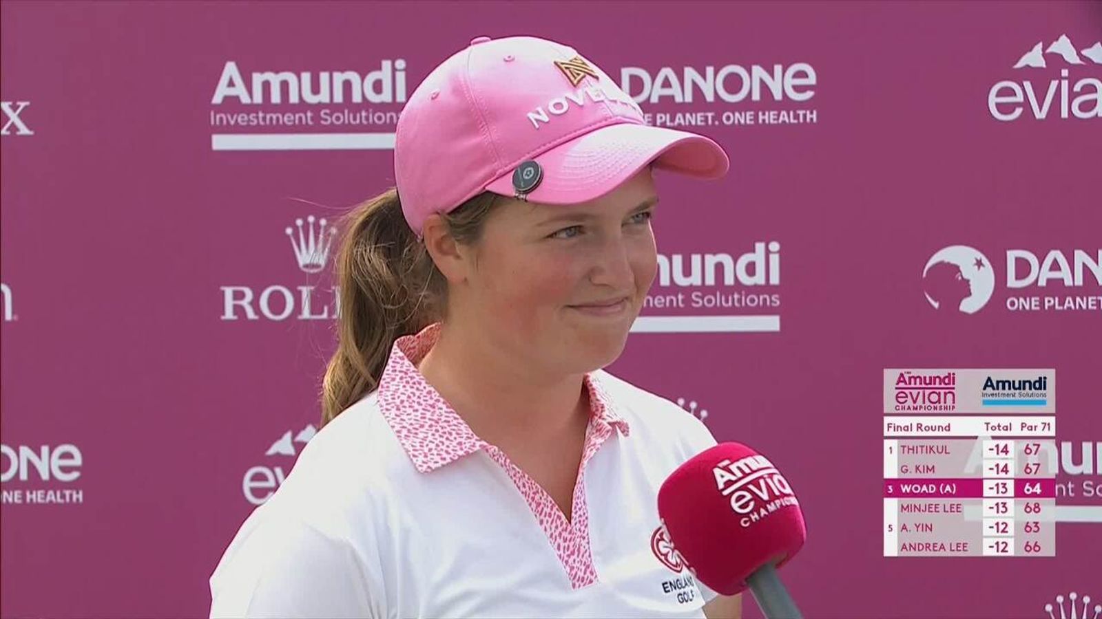 Amundi Evian Championship: Lottie Woad undecided on turning pro after narrowly missing out on ...