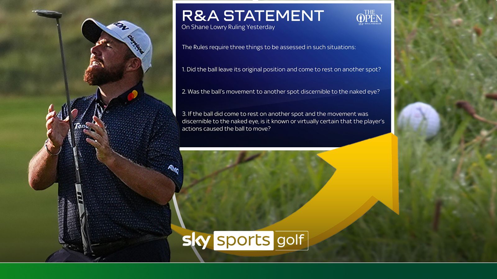 Explained: What exactly happened with Shane Lowry's practice swing ...