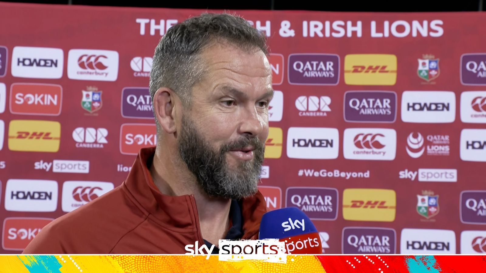 Andy Farrell praised Lions for their style of play after a tough ...