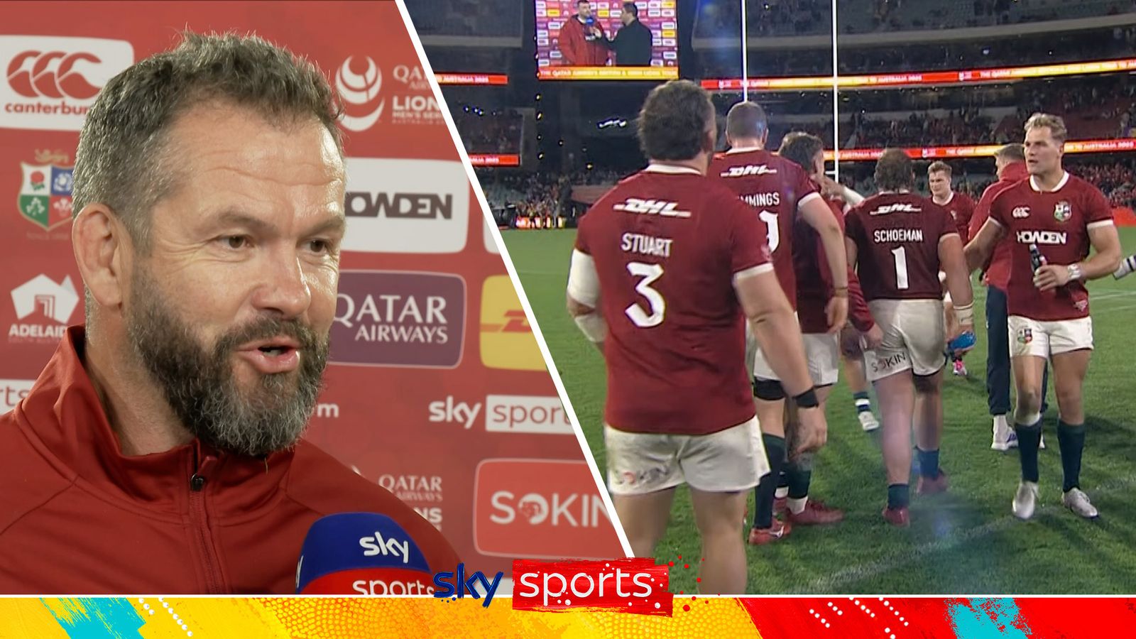 AUNZ XV 0-48 British and Irish Lions: Duhan van der Merwe scores hat-trick as tourists run riot ...