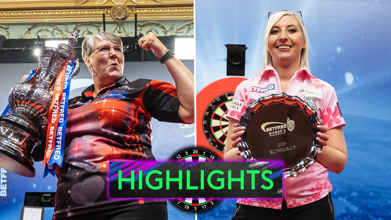 Women's World Matchplay Darts: Lisa Ashton vs Fallon Sherrock highlights | Darts News | Sky Sports
