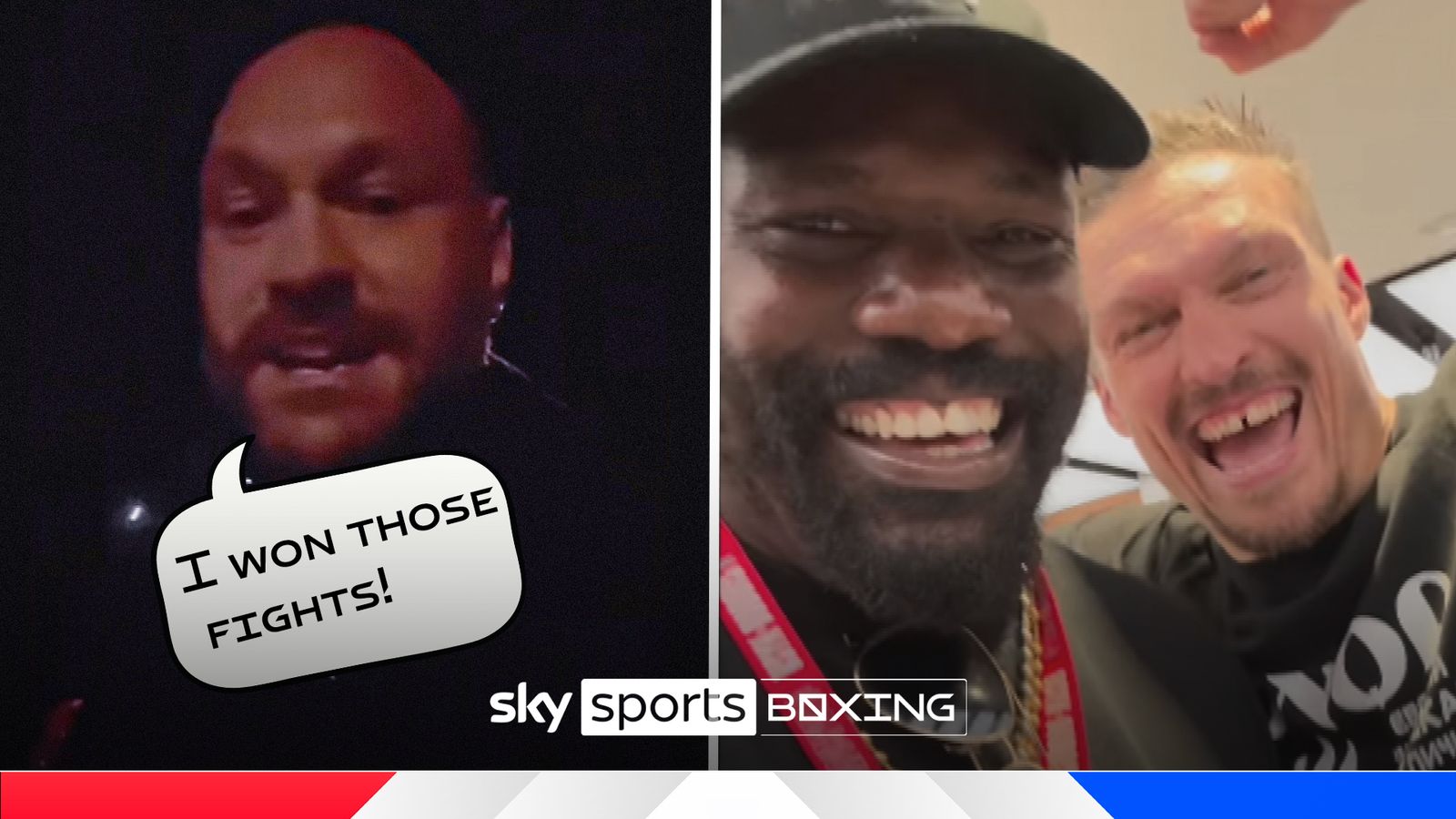 Tyson Fury and Derek Chisora react to Oleksandr Usyk vs Daniel Dubois 2 ...