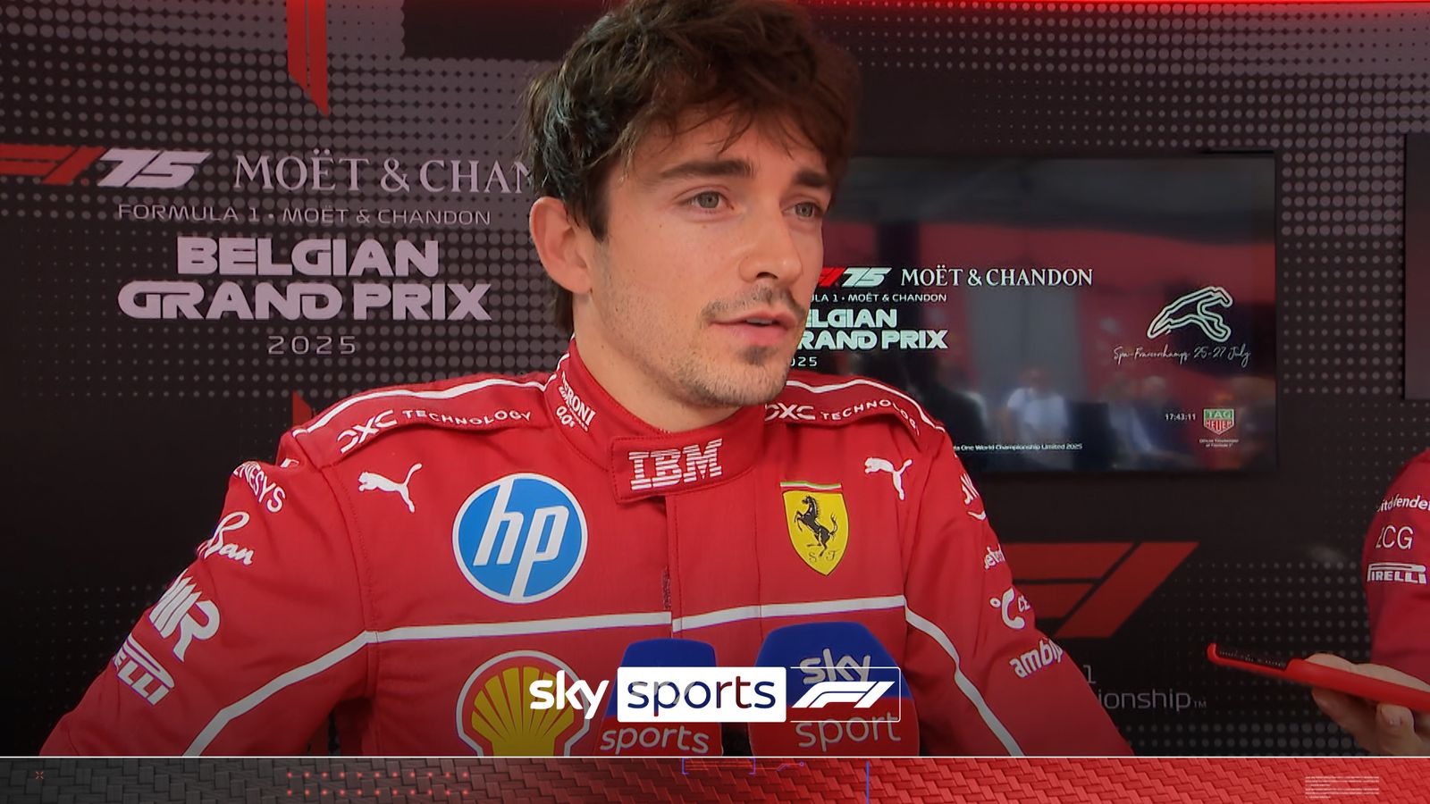 Belgian GP: Charles Leclerc not getting carried away after P3 ...
