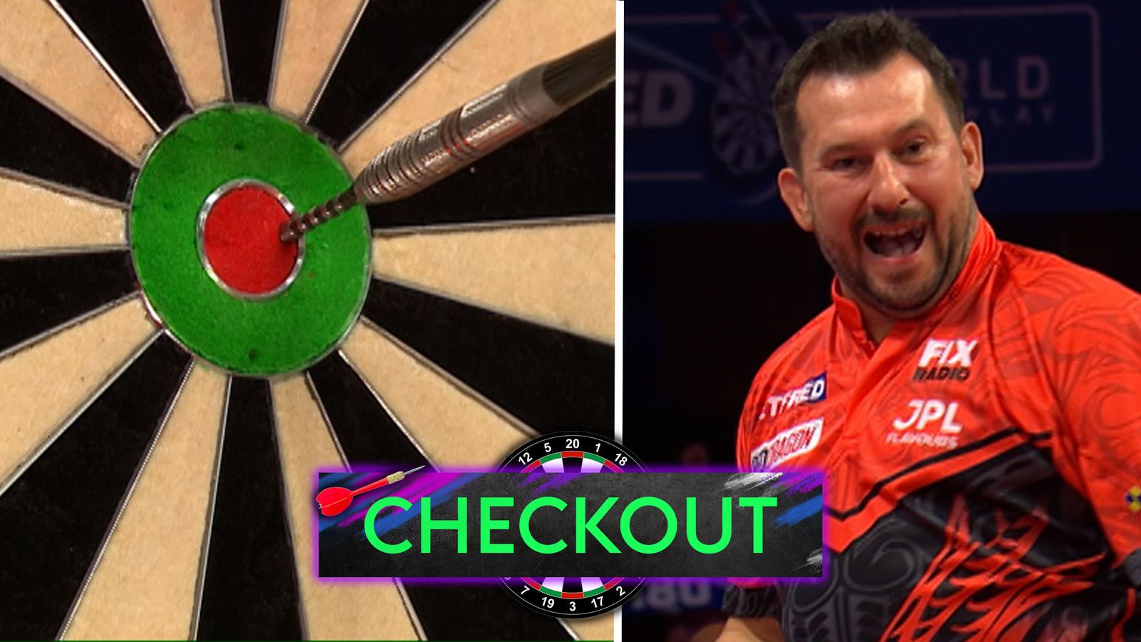 World Matchplay Darts: Jonny Clayton hits huge 161 checkout during semi-final | Darts News | Sky ...