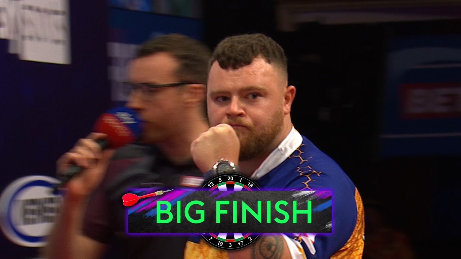 World Matchplay Darts: Josh Rock sensationally finishes 167 and 140 ...
