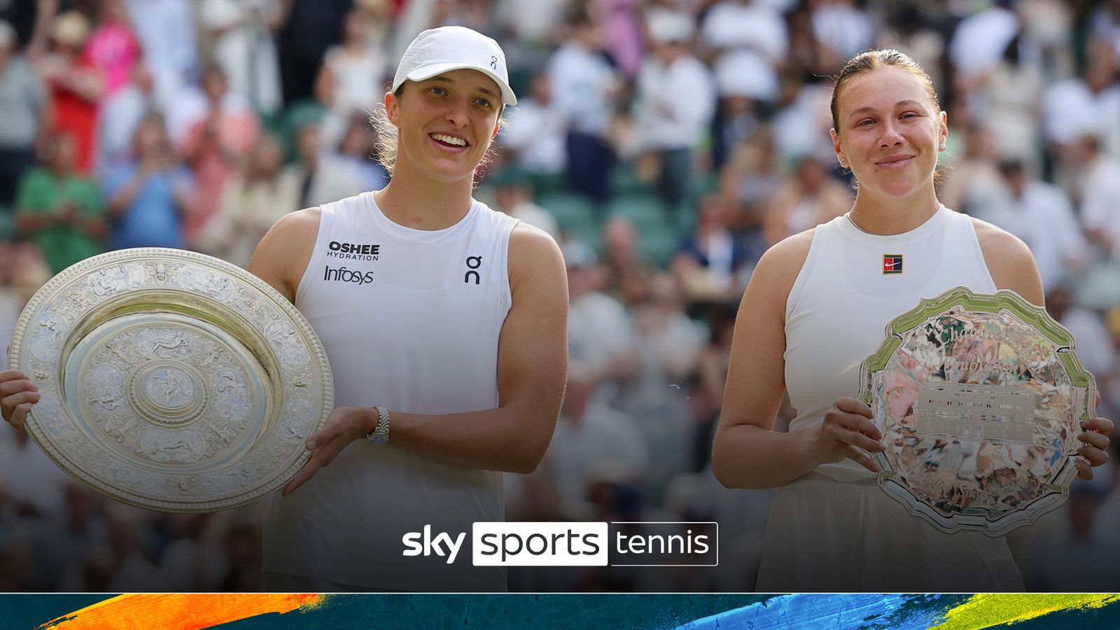 Wimbledon highlights: Iga Swiatek dismisses Amanda Anisimova in final | Tennis News | Sky Sports