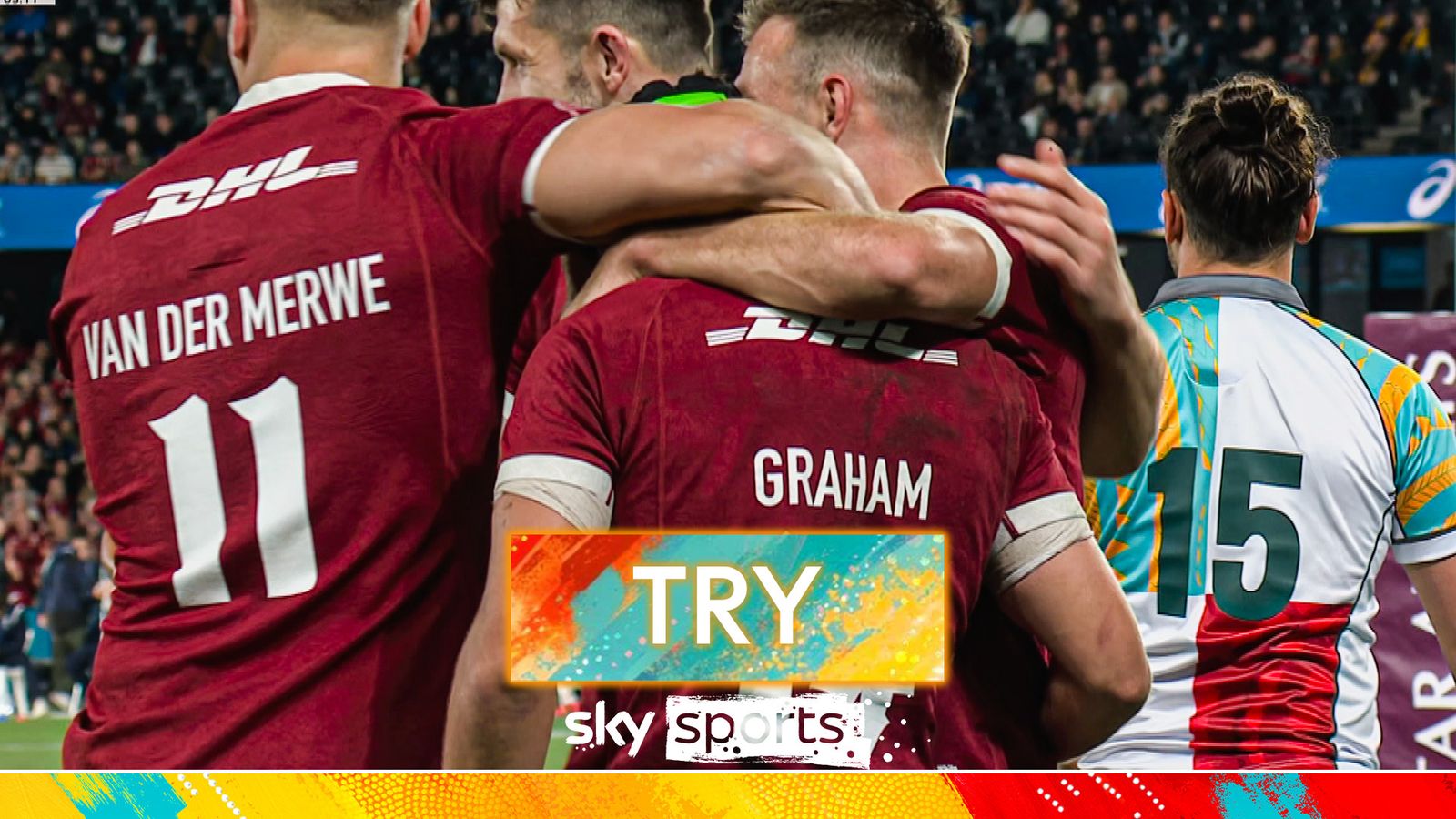 Darcy Graham goes over in the corner as Lions score second try! | Rugby ...