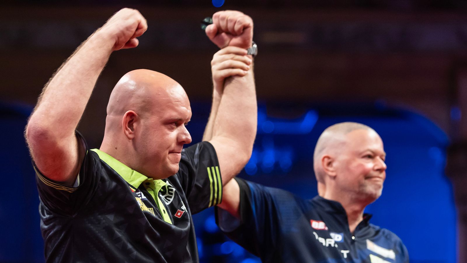 World Matchplay 2025: Michael van Gerwen grinds out win against Raymond ...