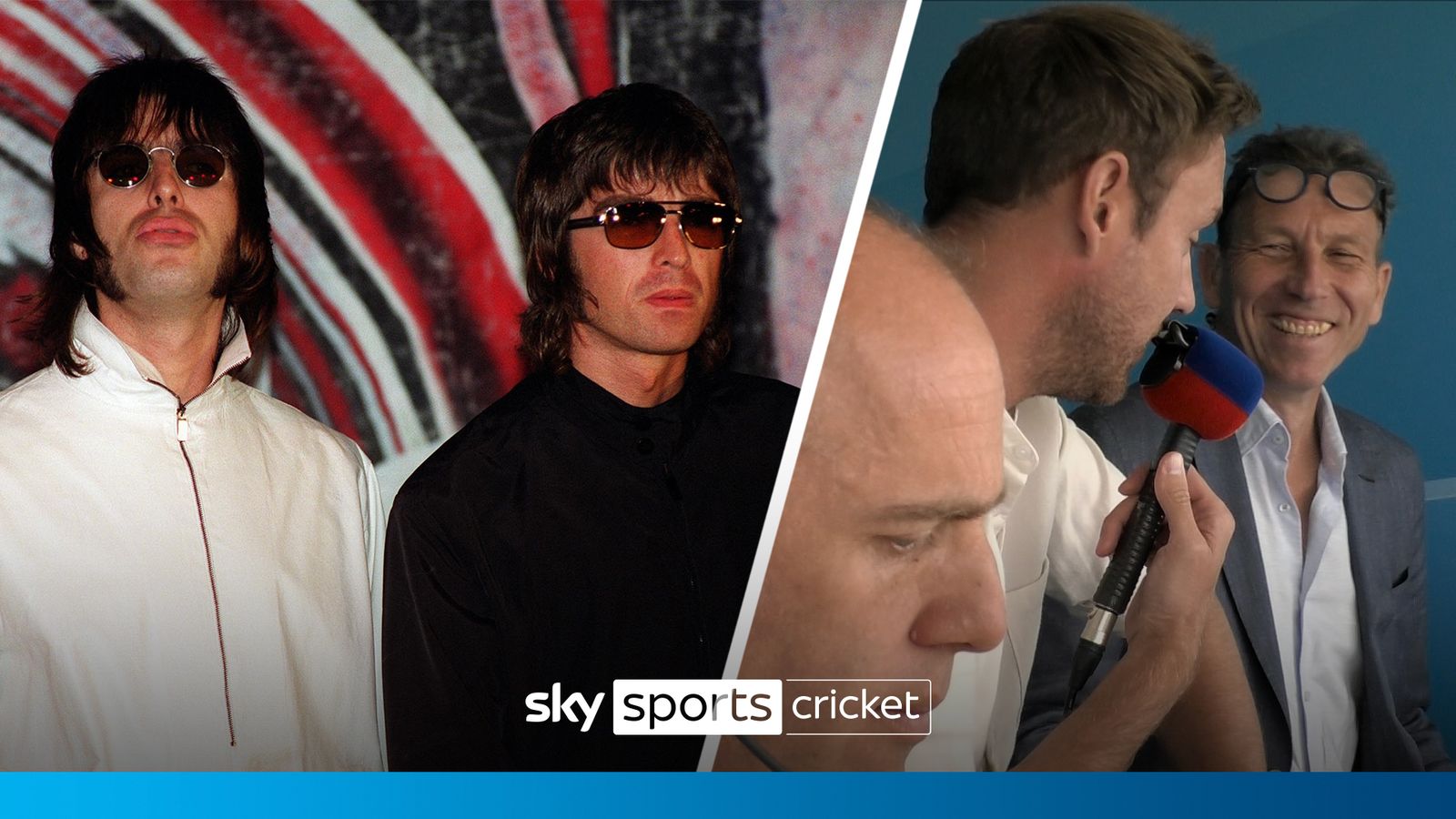 Oasis are back! Flashback to Stuart Broad and Michael Atherton sneaking ...