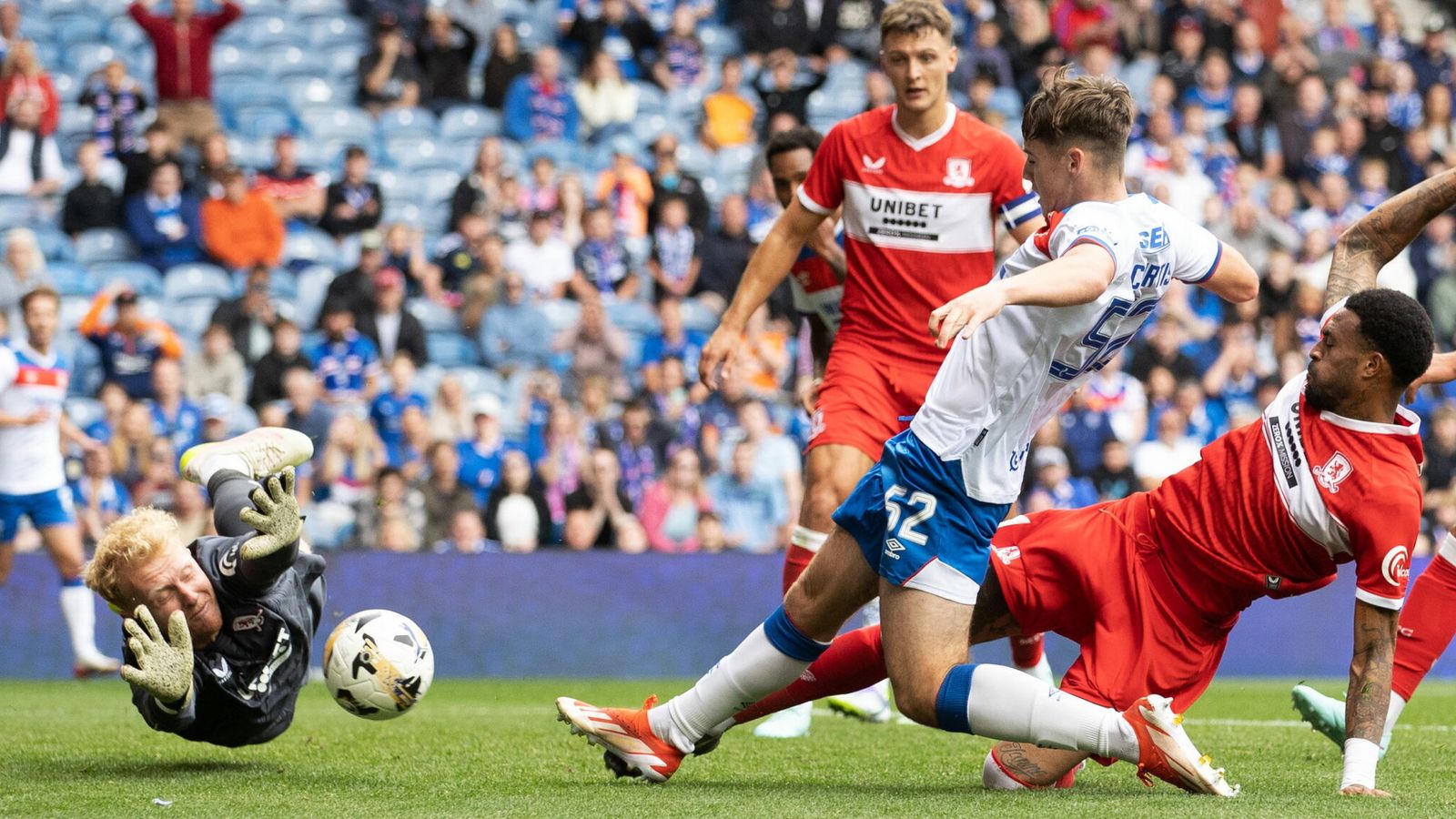 Rangers 2-2 Middlesbrough commentary | Football News | Sky Sports