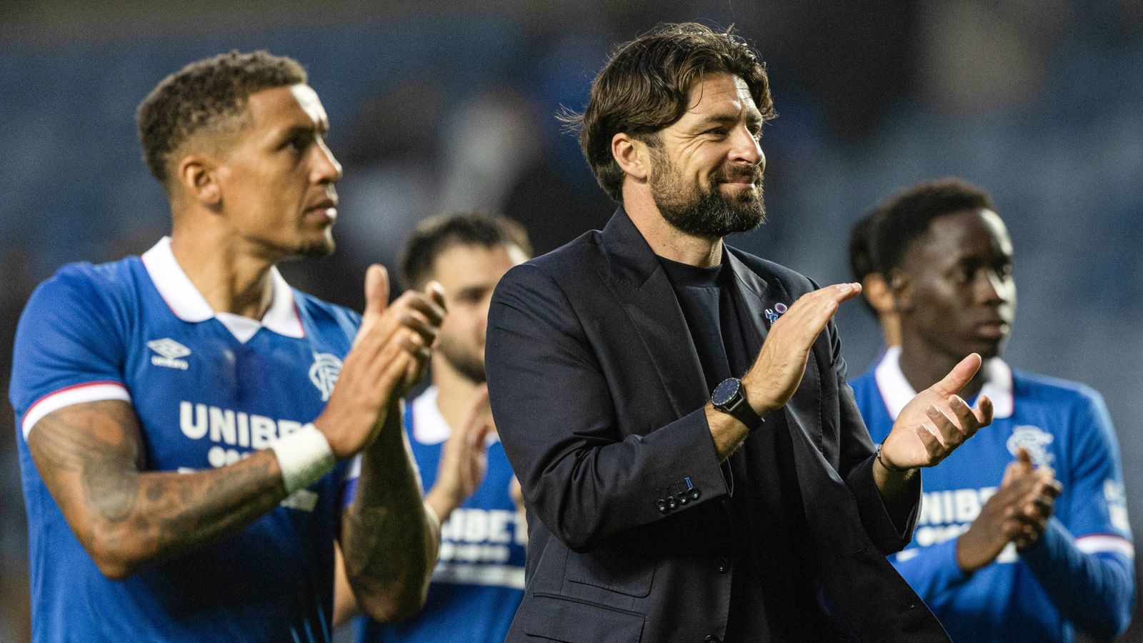 Russell Martin: Rangers boss takes squad wild swimming in team-bonding ...