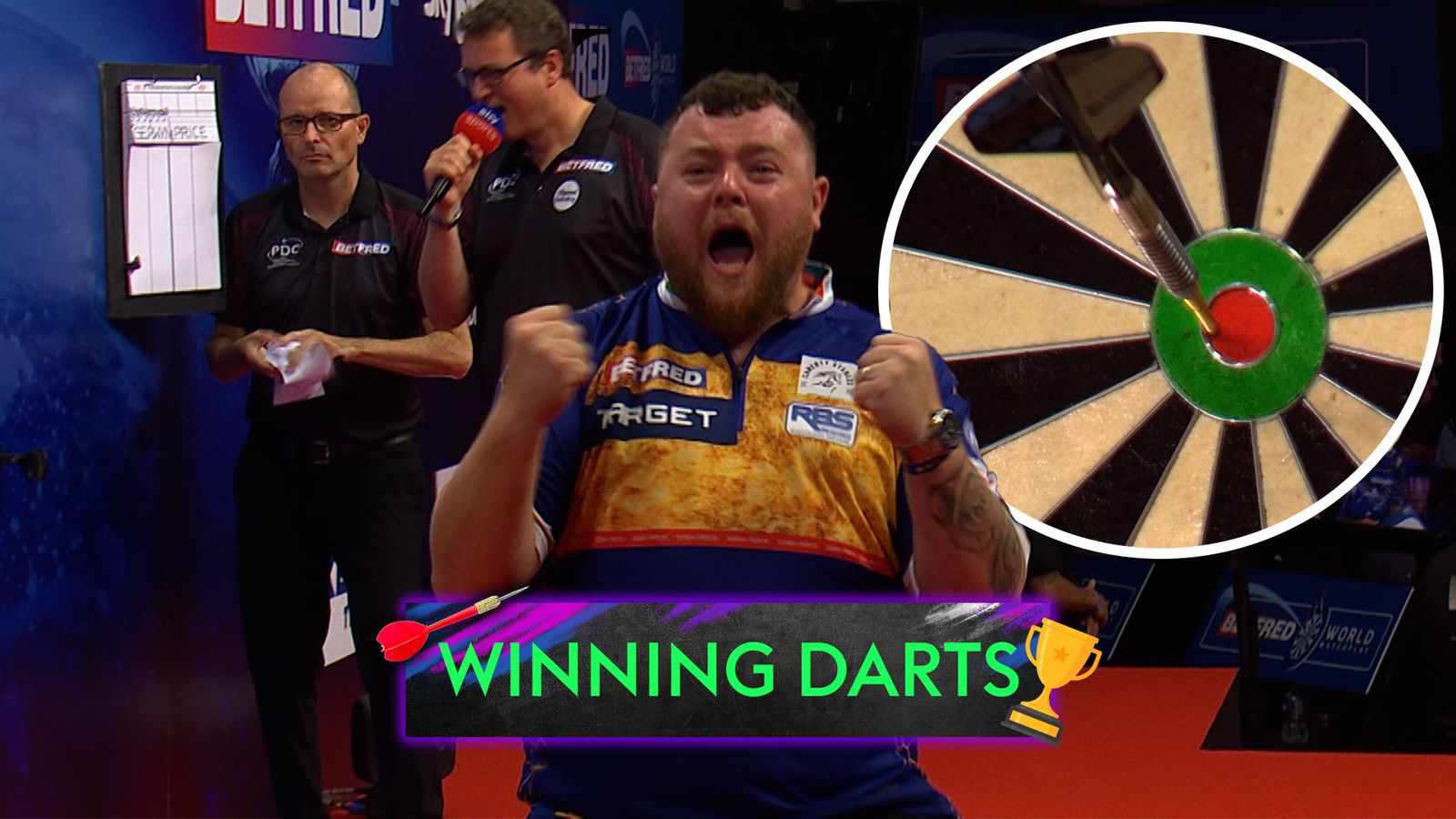 World Matchplay Darts: Josh Rock secures his place in the semi-finals ...