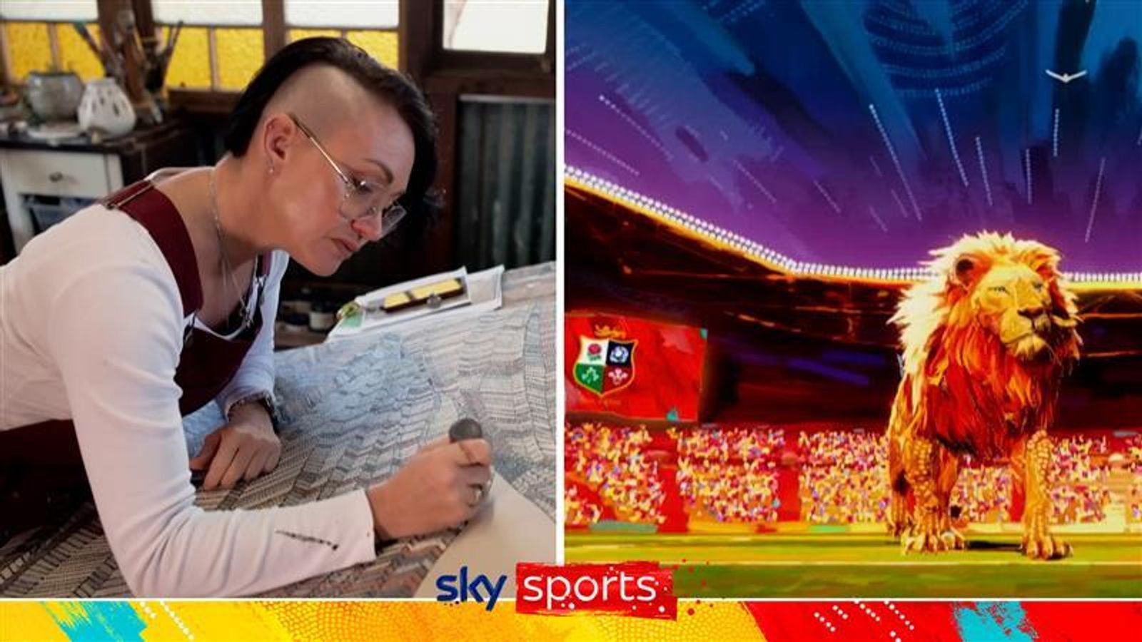 British and Irish Lions: How the artwork was created for the Lions ...