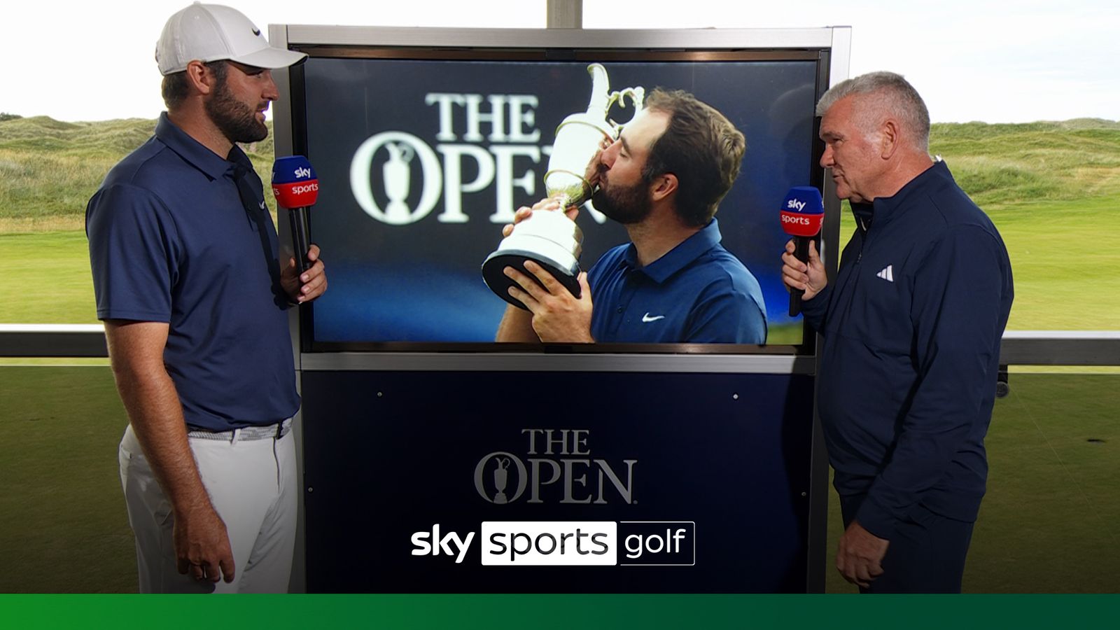 Open champion Scottie Scheffler one leg from golf Grand Slam after ...