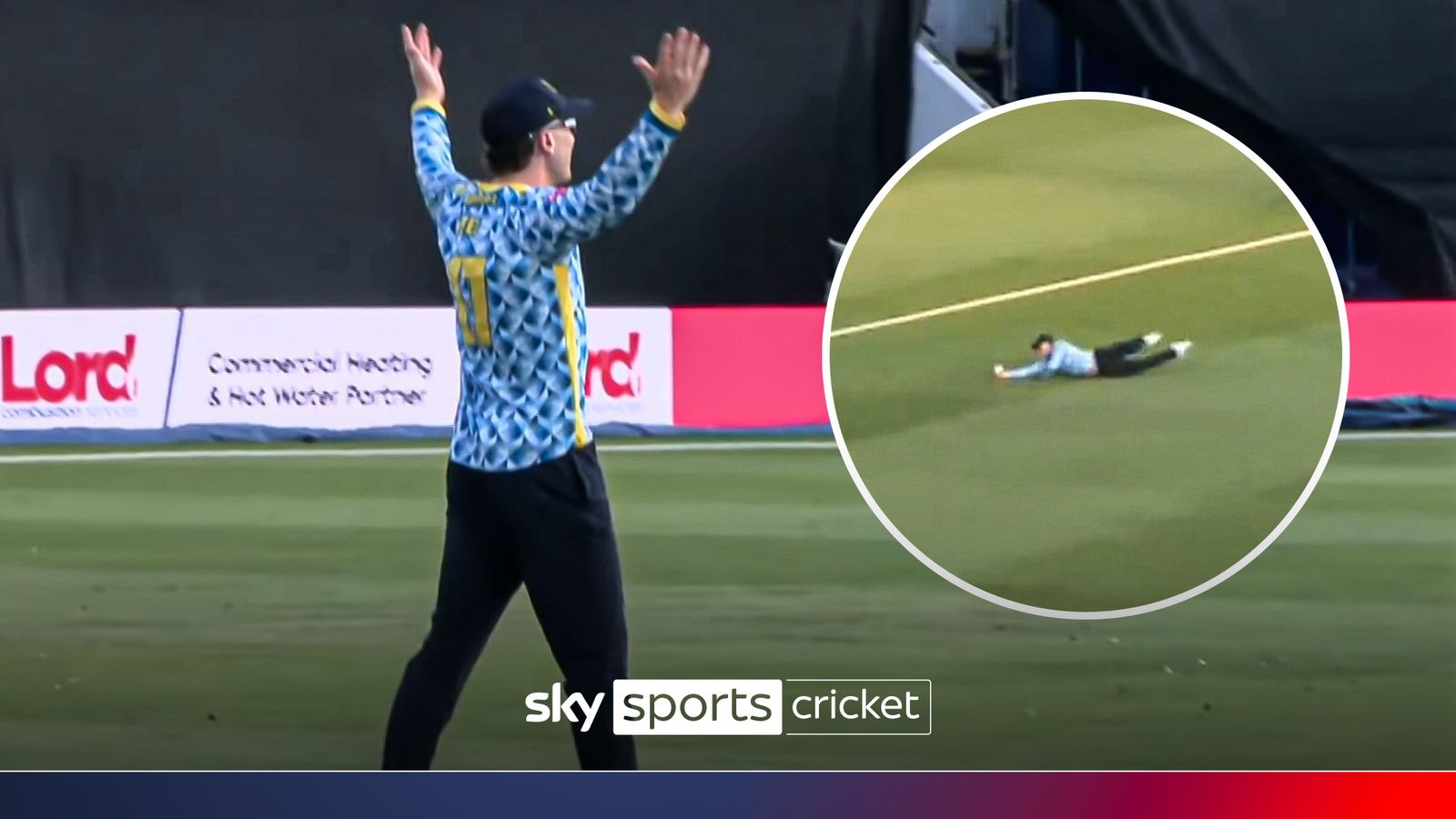 Birmingham Bears v Lancashire Lightning | Rob Yates incredible catch ...
