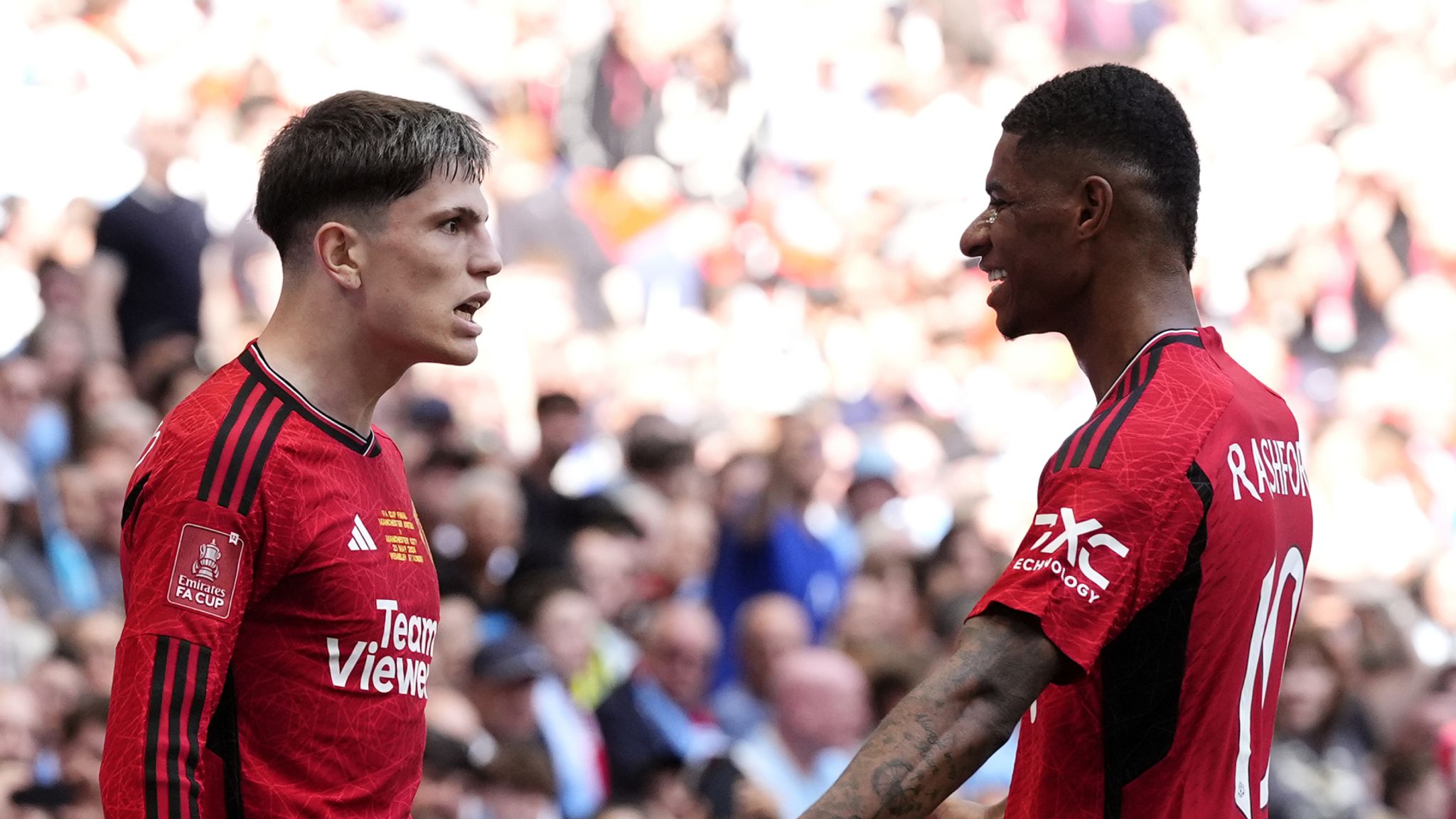 Man Utd: Marcus Rashford, Alejandro Garnacho among five players given ...