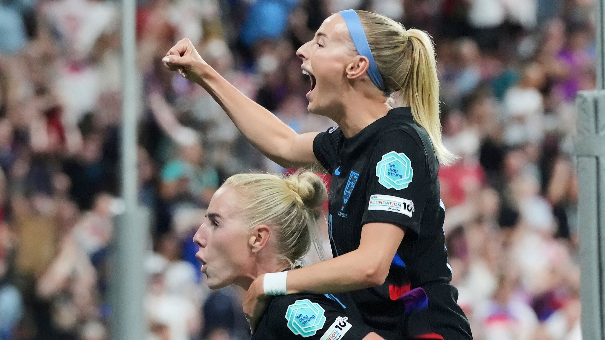 England Women find comfort in the chaos to book Euro 2025 final - is ...