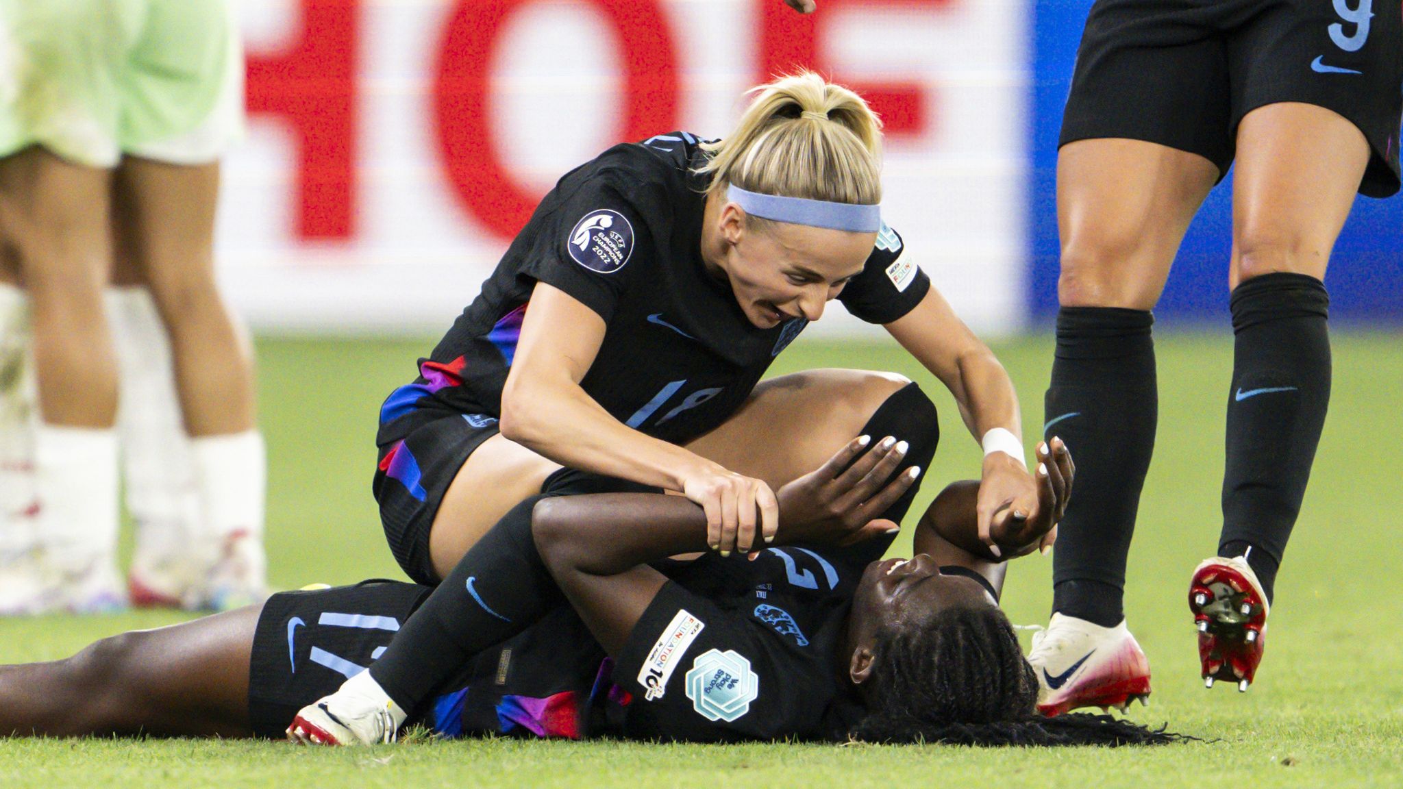 England Women find comfort in the chaos to book Euro 2025 final - is ...