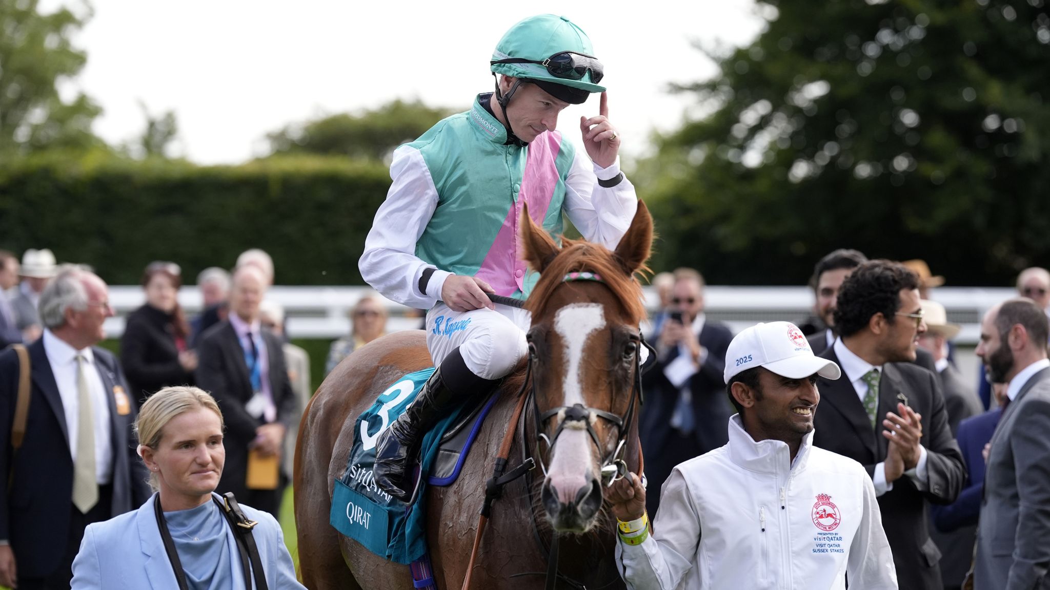 Sussex Stakes: Supplemented Qirat stuns Glorious Goodwood with 150/1 ...