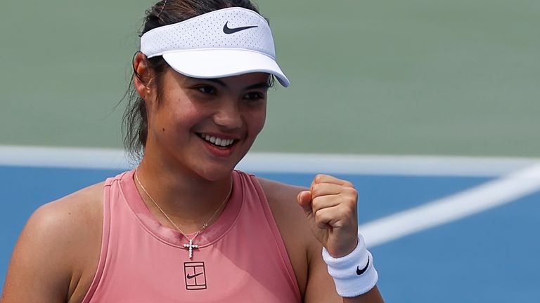 Emma Raducanu escapes injury after losing her footing against Iga ...