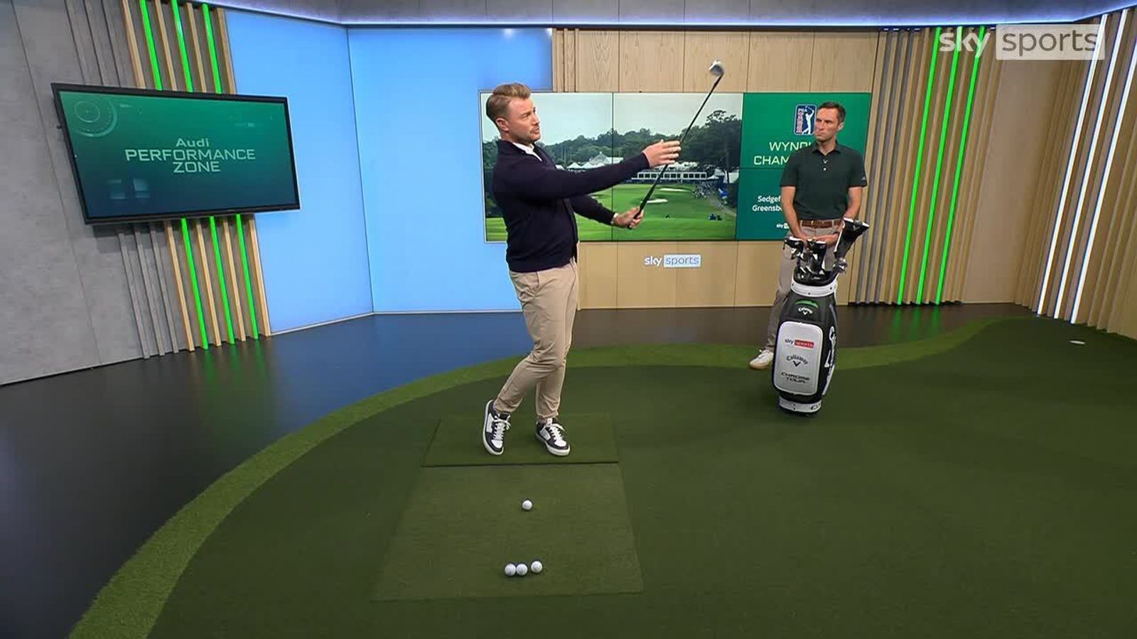 Audi Performance Zone: Analysing Nico Echavarria's wedge shot | Golf ...