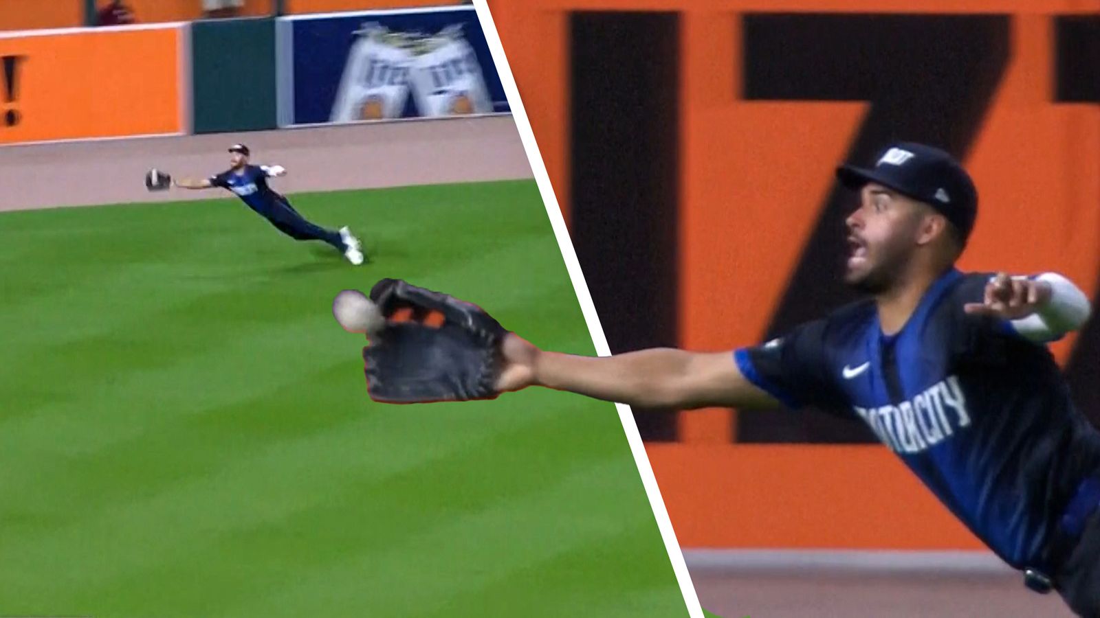 Detroit Tigers' Riley Greene makes incredible diving one-hand catch in ...