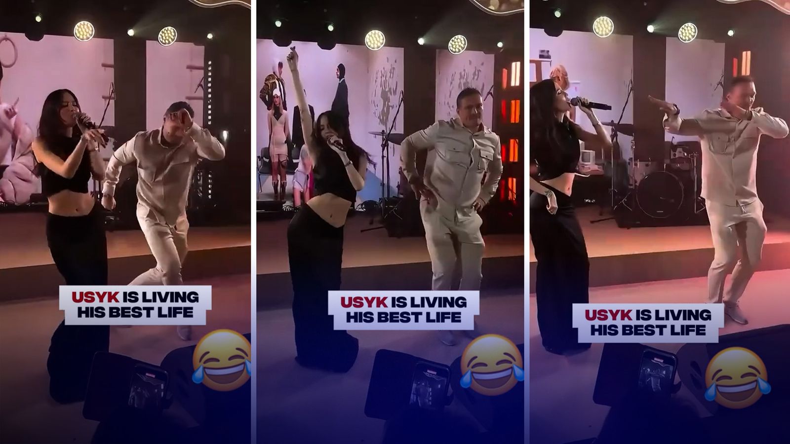 Oleksandr Usyk looks to be living his best life as he dances with ...