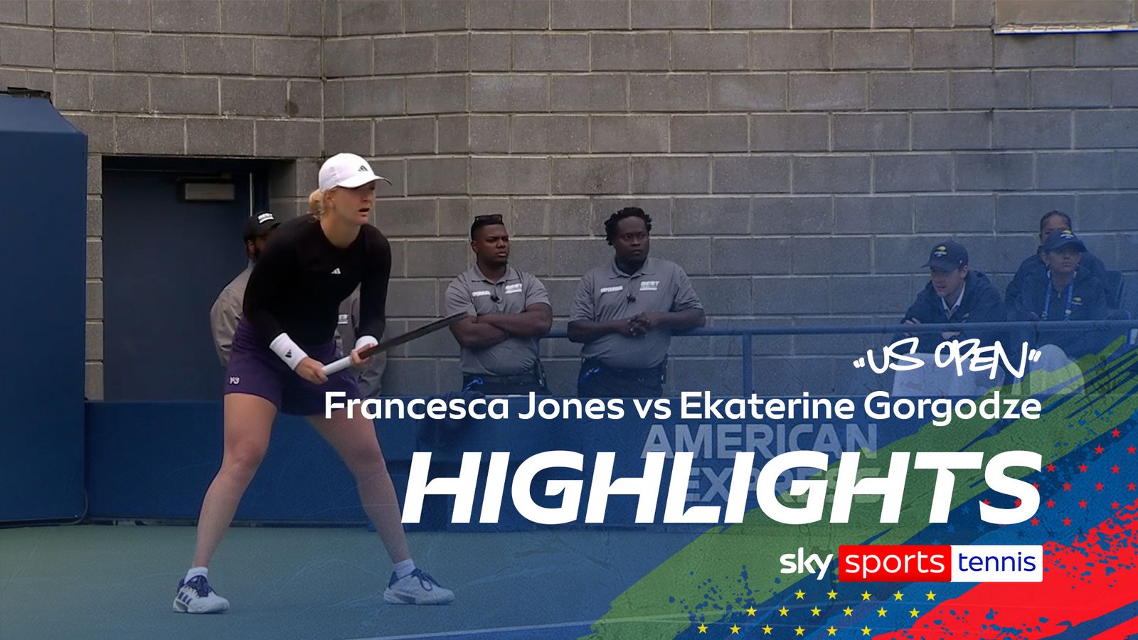 Francesca Jones vs Ekaterine Gorgodze | US Open qualifier highlights ...
