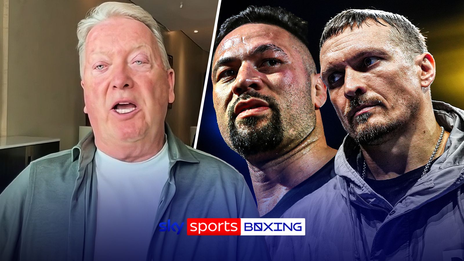 Anthony Joshua vs Tyson Fury can still happen after Jake Paul fight, says promoter Frank Warren ...