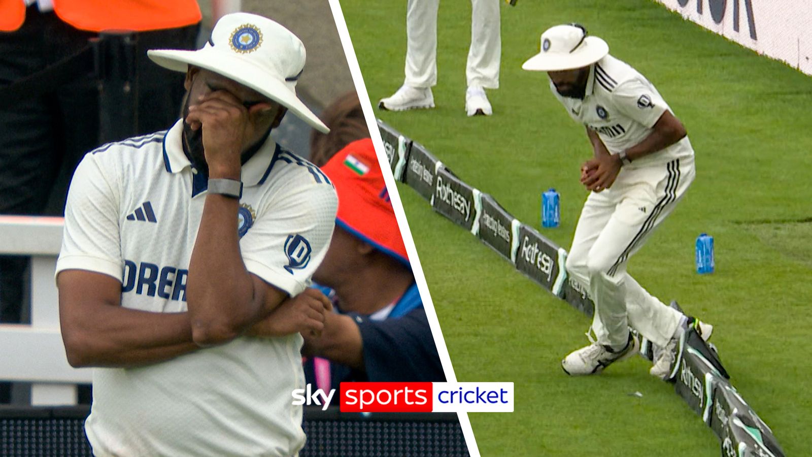 England vs India, fifth Test: Harry Brook gets a six but survives scare ...