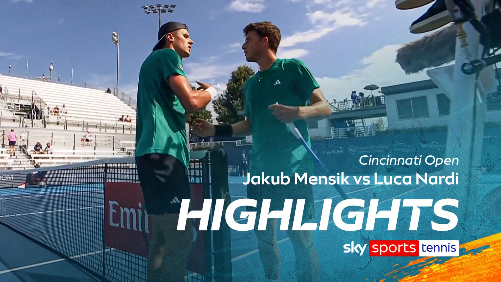Jakub Mensik vs Luca Nardi | Cincinnati highlights | Tennis News | Sky ...