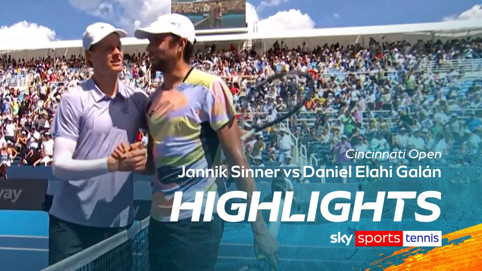 Jannik Sinner vs Daniel Elahi Galan | Cincinnati Open highlights | Tennis News | Sky Sports