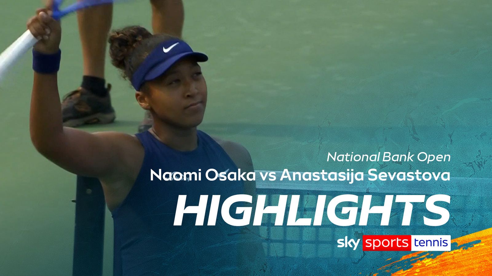 Naomi Osaka vs Anastasija Sevastova | National Bank Open highlights ...