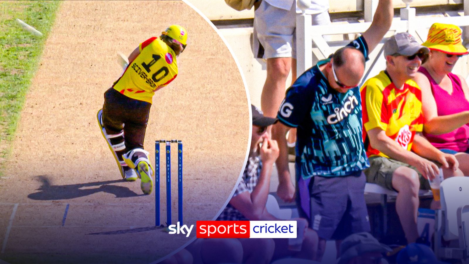 The Hundred: Crowd catch during Trent Rockets vs Northern Superchargers ...