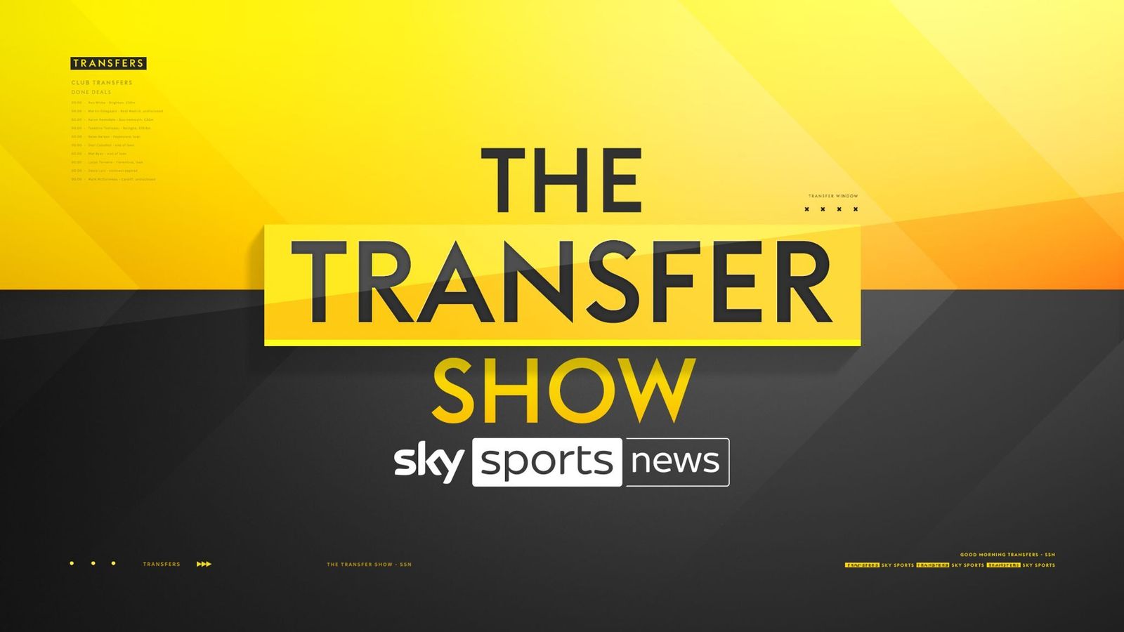 FREE STREAM: The Transfer Show on Sky Sports News - Latest football ...