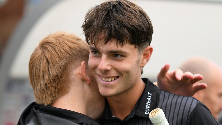 Archie Vaughan makes maiden century as Somerset advance to knockouts in Metro Bank One-Day Cup ...