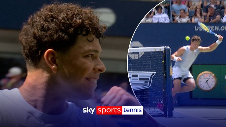 WOW! Ben Shelton wraps it around the net | Tennis News | Sky Sports