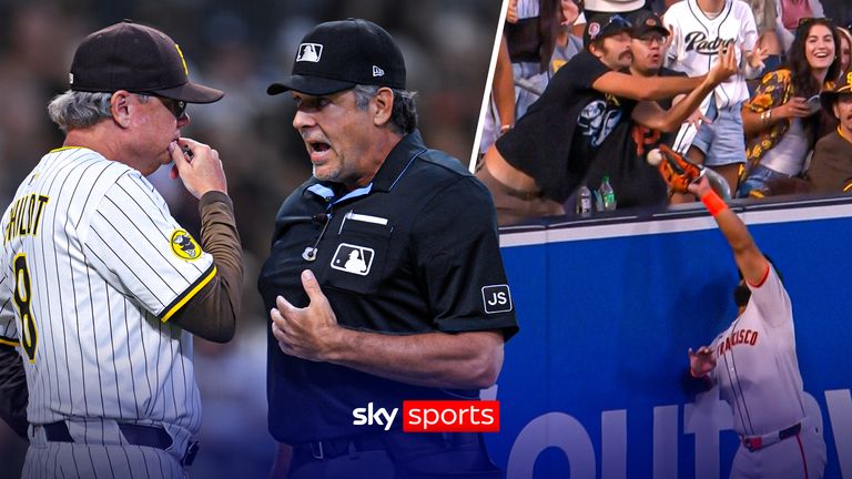 MLB: Fan interference causes chaos in San Diego Padres vs San Francisco Giants match as manager ...