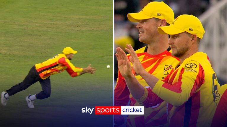 The Hundred: Joe Root takes terrific catch for Trent Rockets | Cricket ...