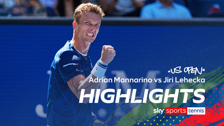Adrian Mannarino vs Jiri Lehecka | US Open highlights | Tennis News ...