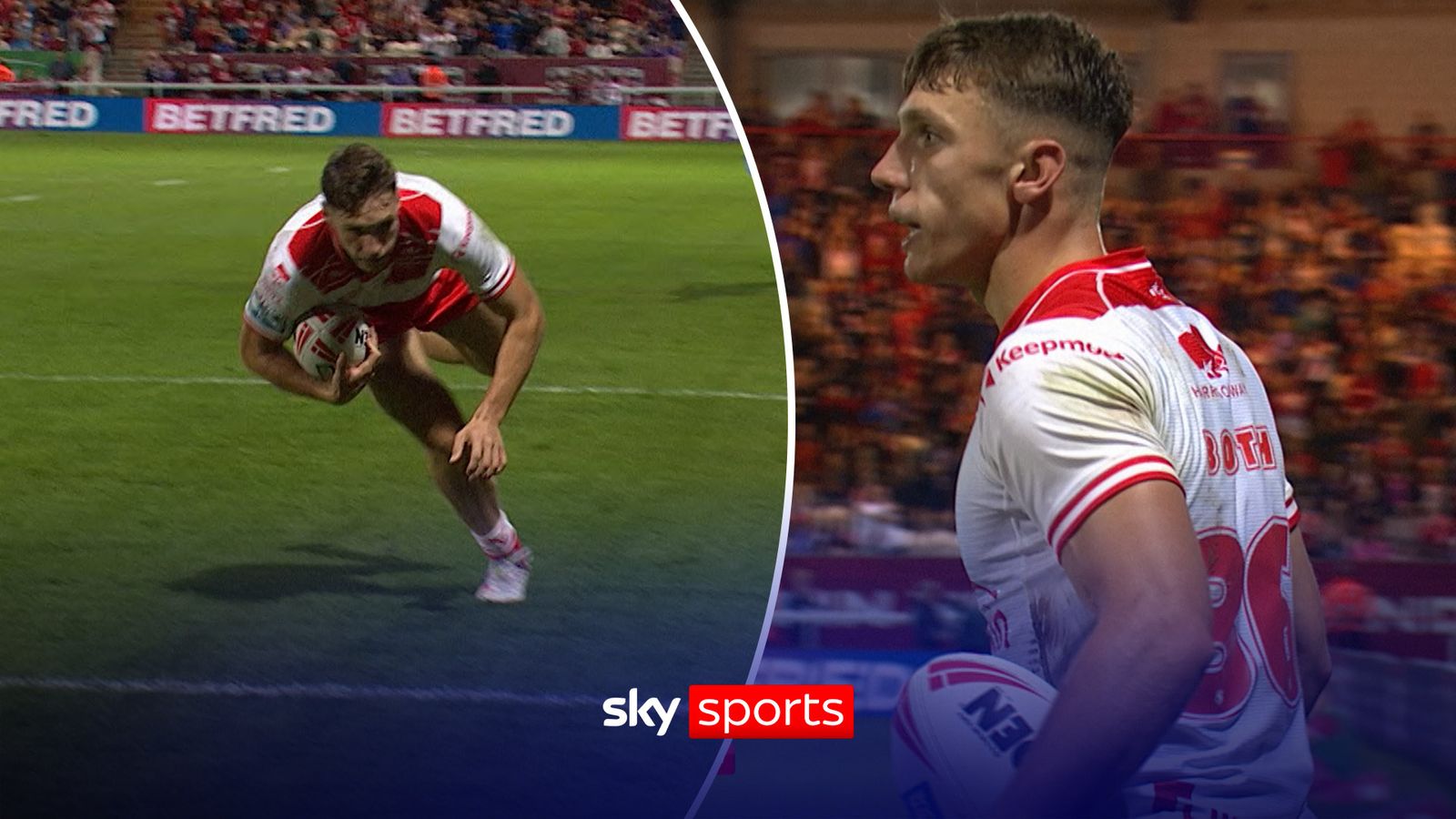Hull KR vs Warrington Wolves: Noah Booth goes over twice to give Hull ...