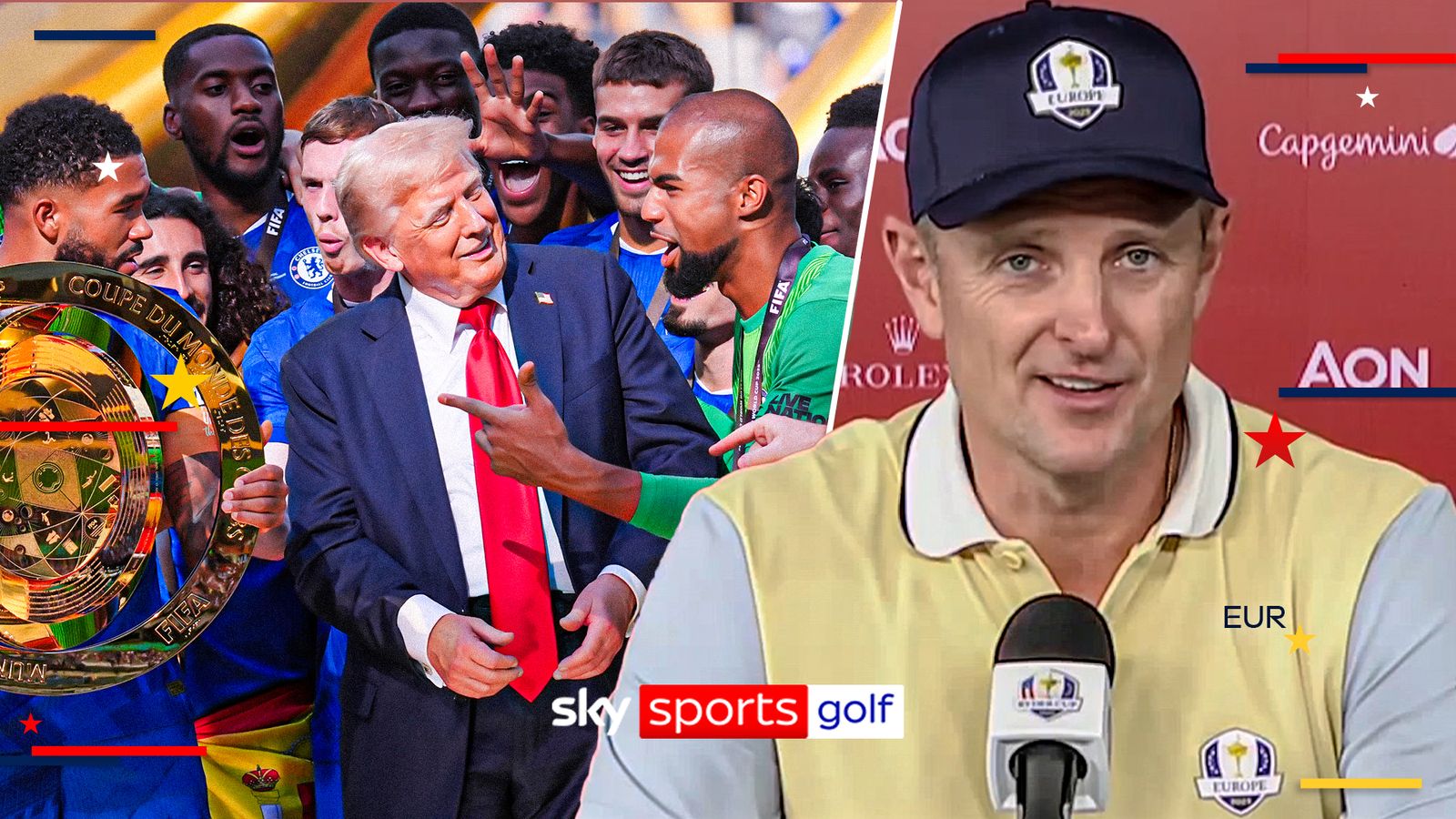 Ryder Cup: Team Europe would welcome Donald Trump on stage if ...