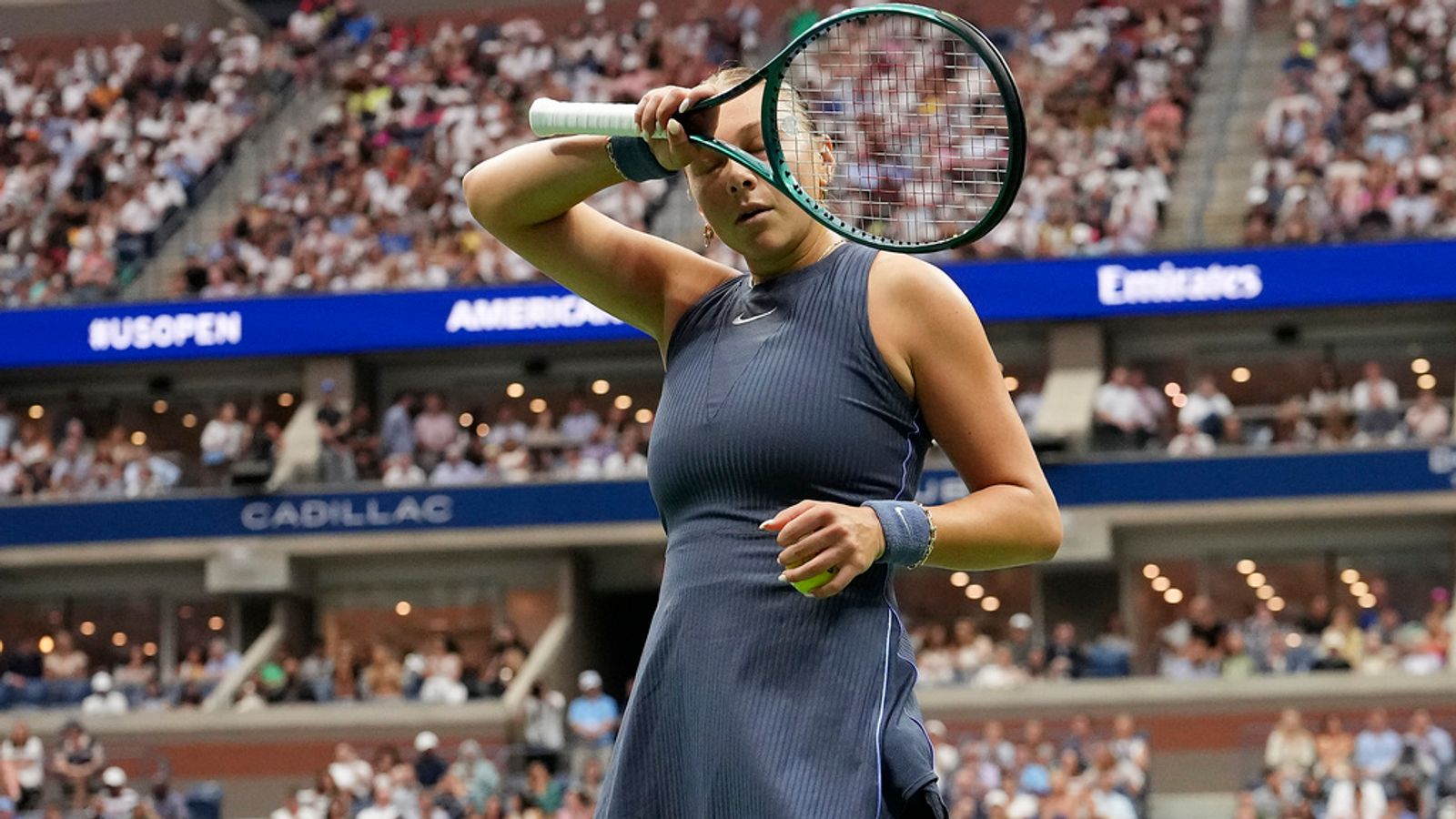 US Open: Aryna Sabalenka retains women's singles title with thrilling ...
