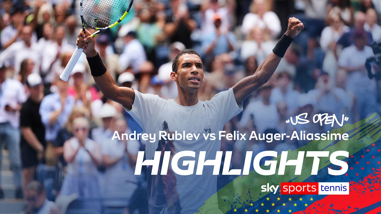 Rublev vs Auger-Aliassime | US Open Highlights | Tennis News | Sky Sports