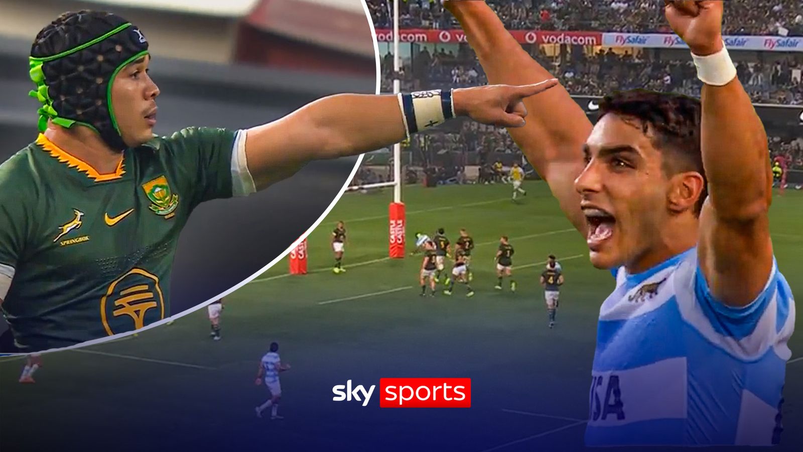 South Africa vs Argentina: Springboks gaffe gifts Argentina BIZARRE try ...