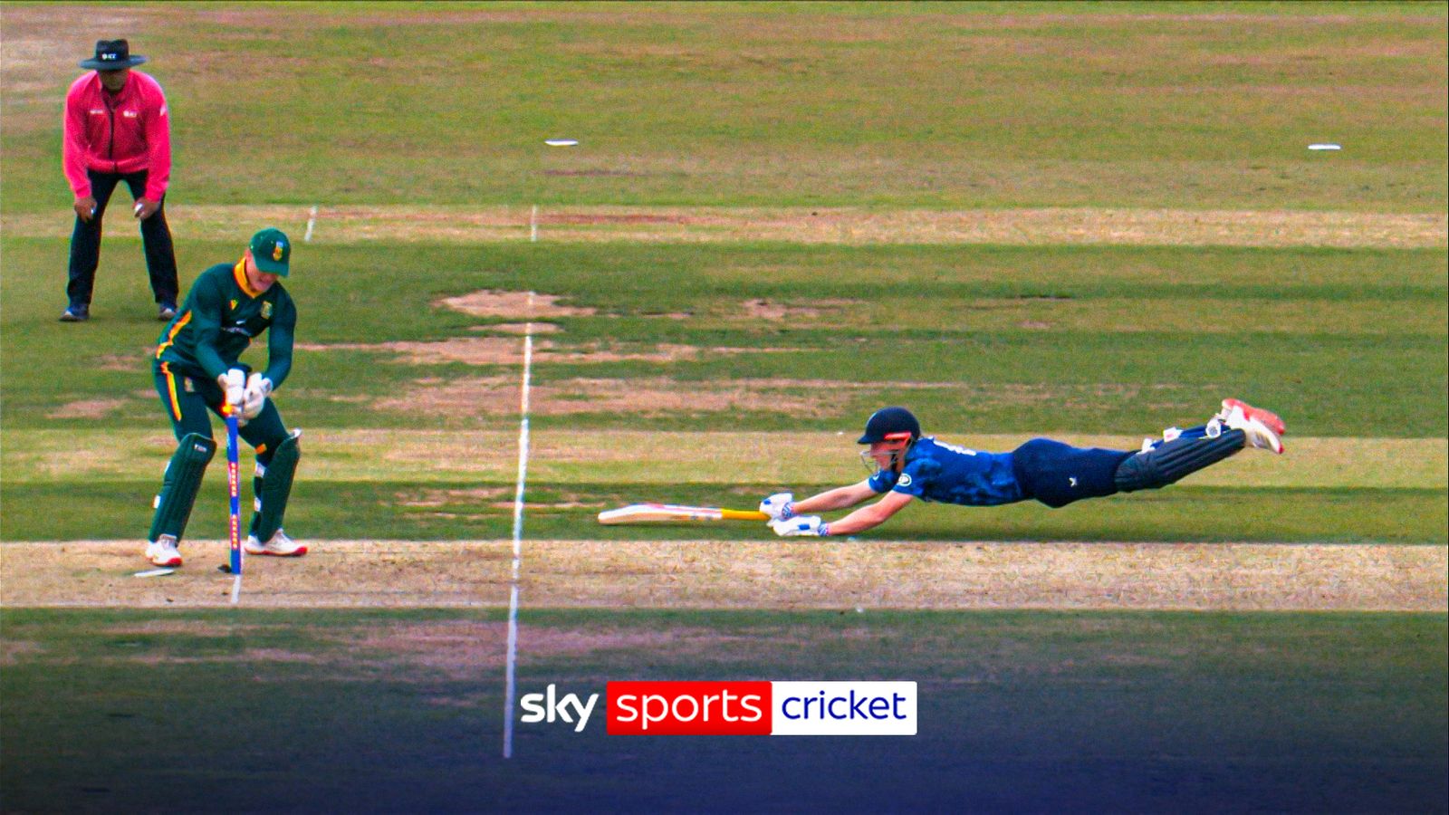 England v South Africa: Captain Harry Brook is run out by SA as England ...